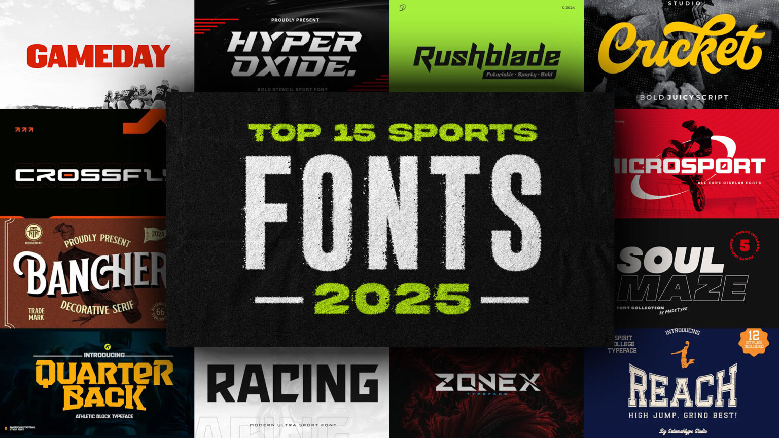 2025's Top 15 Free Sports Fonts for Graphic design, Logos, and Jerseys ...